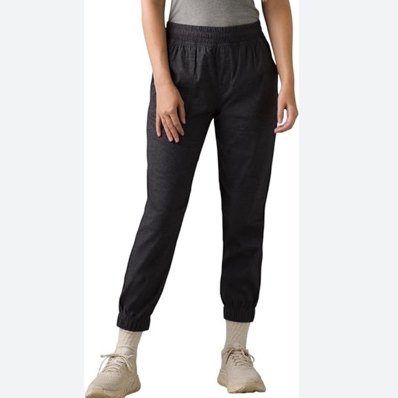 Prana | Pants & Jumpsuits | Prana Downtown Capri Joggers In Black ...